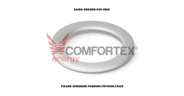 SAIBA GROWER M10 INOX, FIXARE SURUBURI PANOURI SOLARE