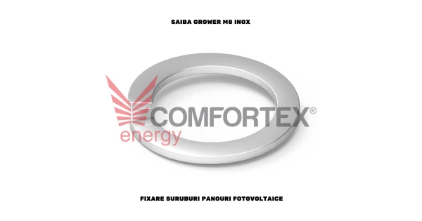 SAIBA GROWER M8 INOX, FIXARE SURUBURI PANOURI FOTOVOLTAICE